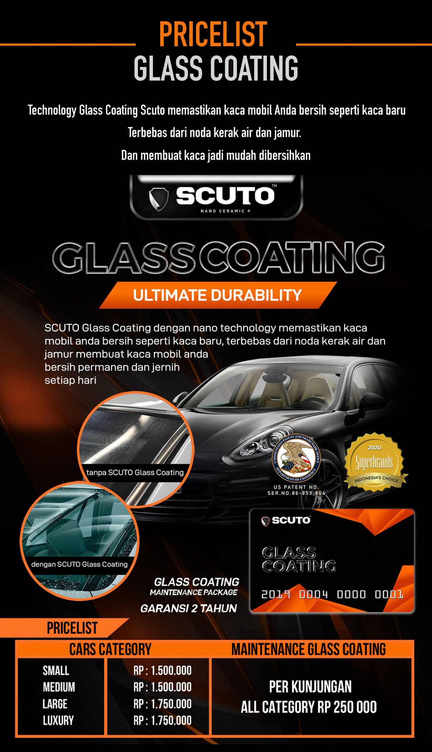 Pricelist - Scuto Tangerang